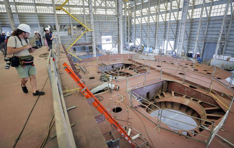 Ship for wind energy boom takes shape in Louisiana shipyard ...