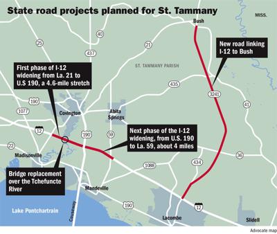 State transportation boss provides update on I-12 widening, other ...