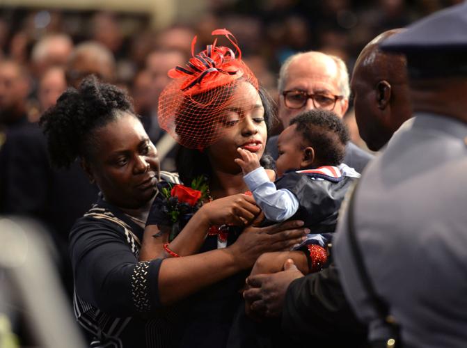 Photos Baton Rouge Community Pays Final Respects To Officer Montrell