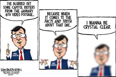 Speaker Mike Johnson political cartoon | Walt Handelsman | theadvocate.com