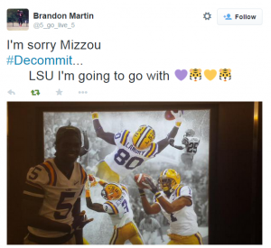 LSU Signing Day Tracker: WR Brandon Martin closes class with signing ...