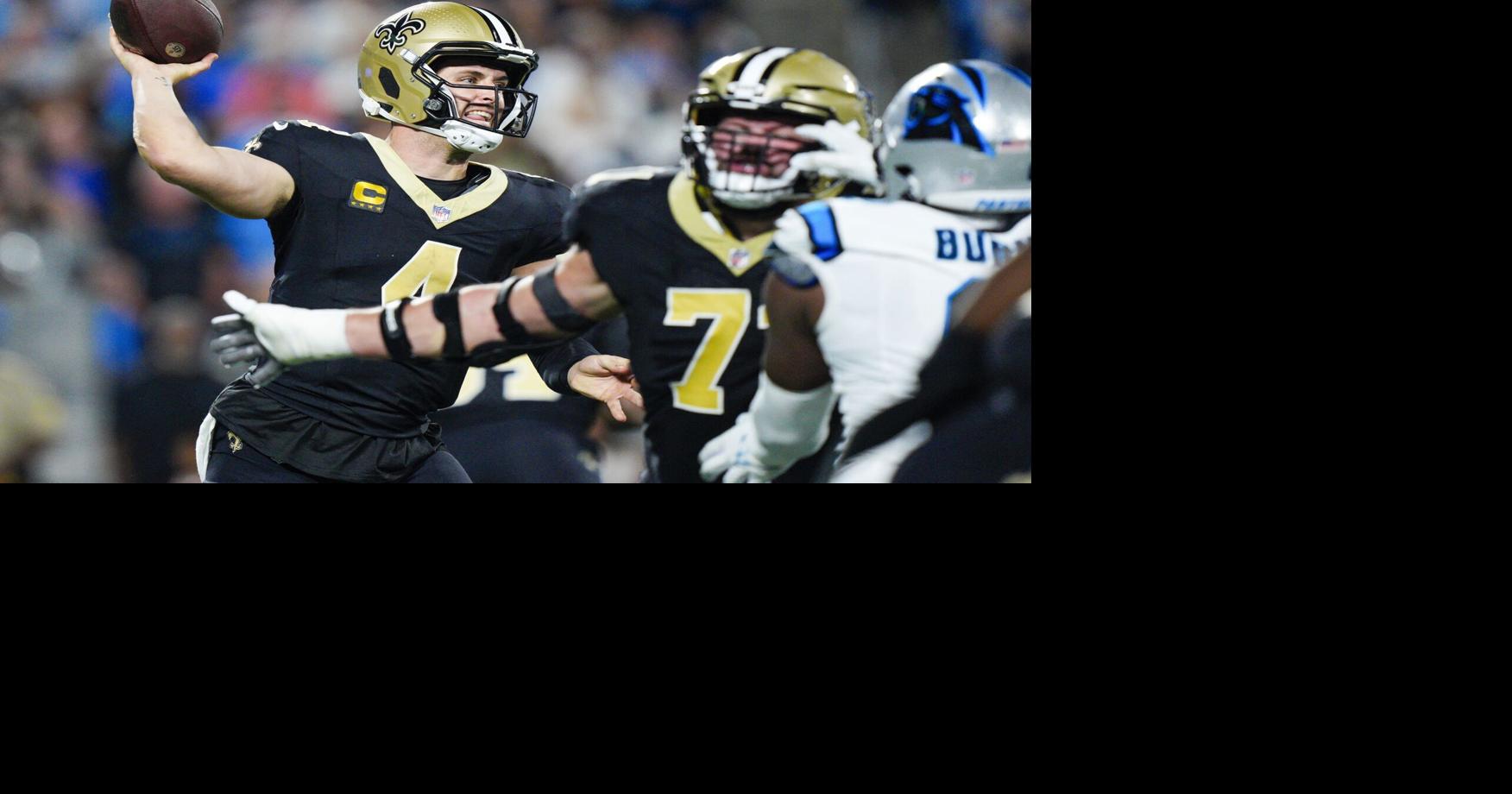 Saints find their finishing kick late to beat Carolina | Saints ...