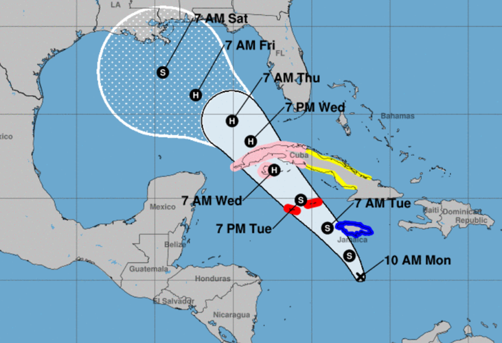 Tropical Storm Rafael likely to form in Caribbean Sea | Hurricane ...