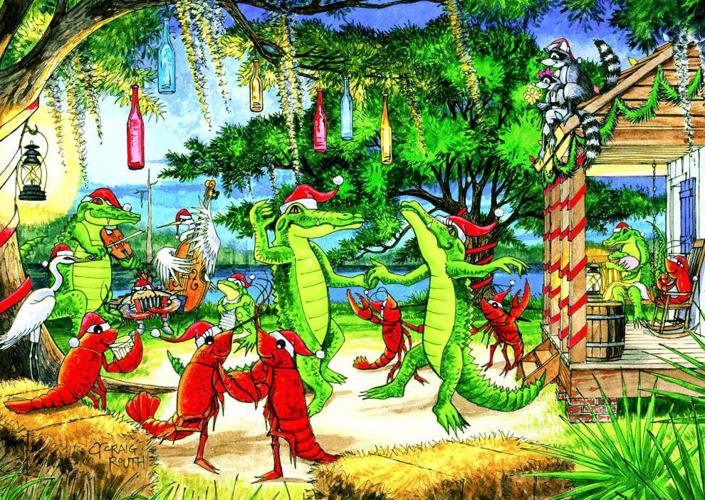 Routh family puts its own Cajun spin on the holiday cards ...