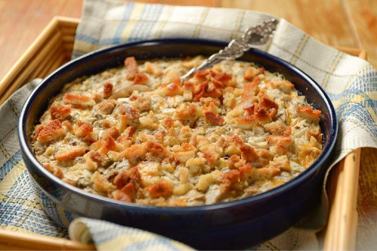 eggplant dressing with cornbread