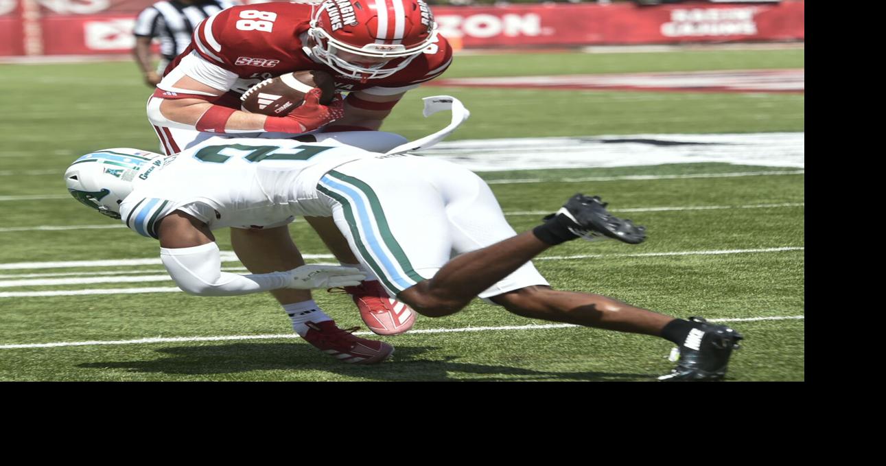 Caden Jensen details toughest part of playing tight end | UL Ragin ...