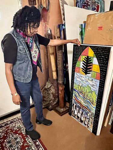 Malaika Favorite tells her artistic story through an explosion of color ...