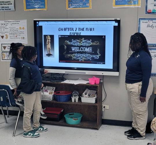 Jackson Elementary class works on Mali presentations | East Feliciana ...