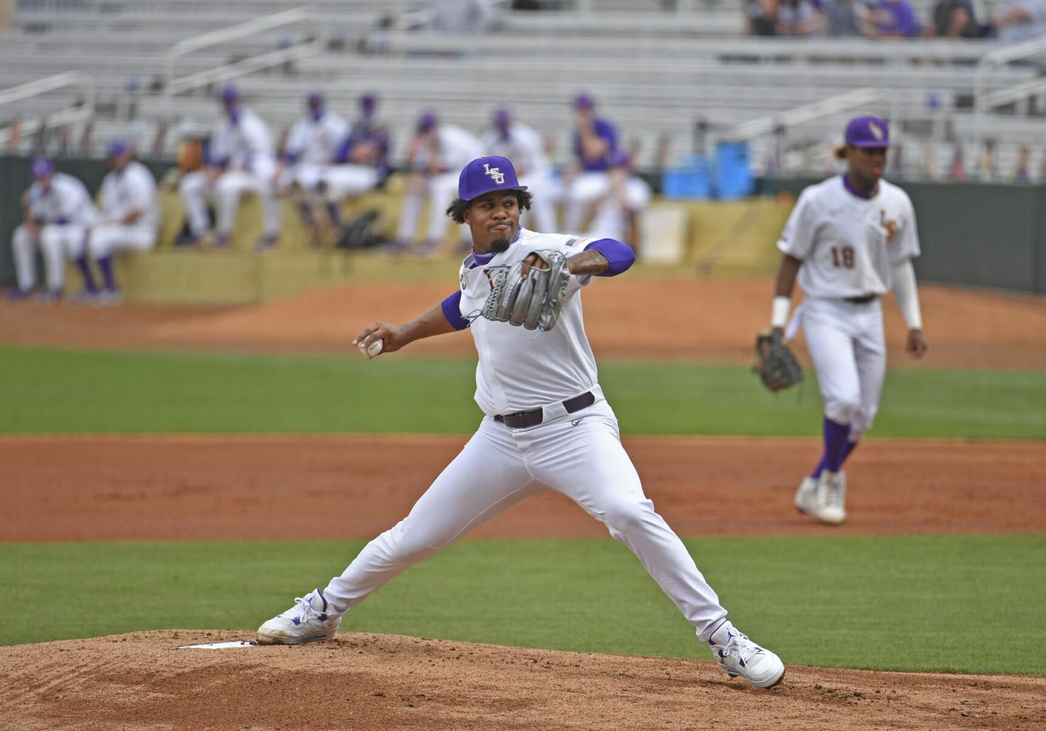 Why LSU pitcher Jaden Hill worked on his slider after recording 1 out ...