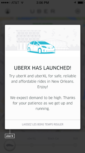 UberX launches after all | The Latest | theadvocate.com