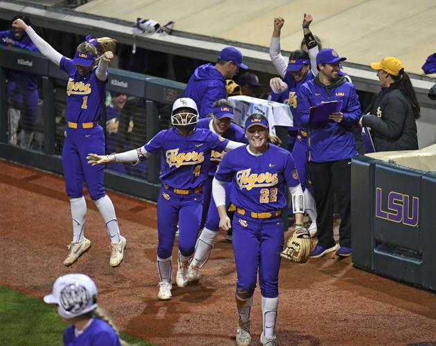 Maribeth Gorsuch's LSU teammates gift her 11 runs on her birthday as ...
