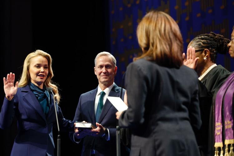 Kamala Harris swears in Helena Moreno as New Orleans mayor | State ...
