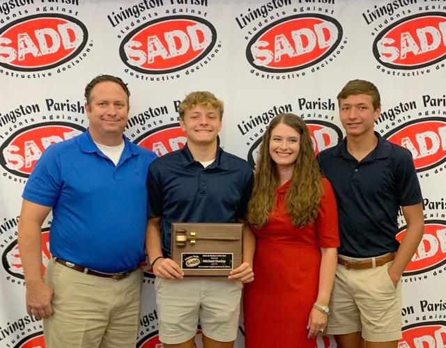 Michael Dunlap named Student of the Year for the Livingston Parish SADD ...