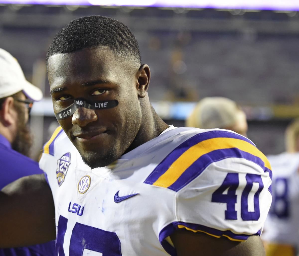Former LSU LB Devin White wows with blazing 40-yard dash time at NFL ...