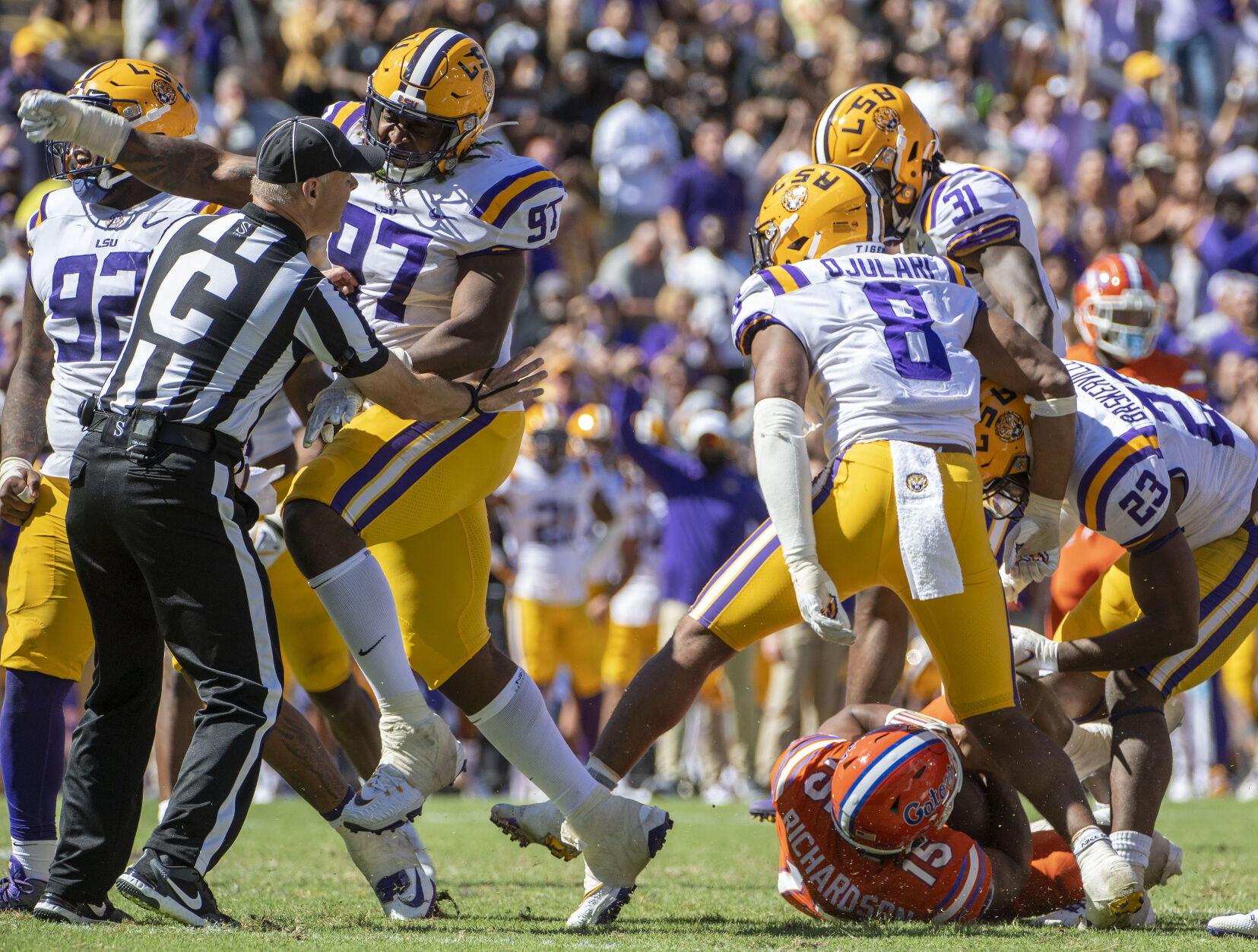 With Glen Logan back on LSU's defensive line, he and Neil Farrell Jr ...