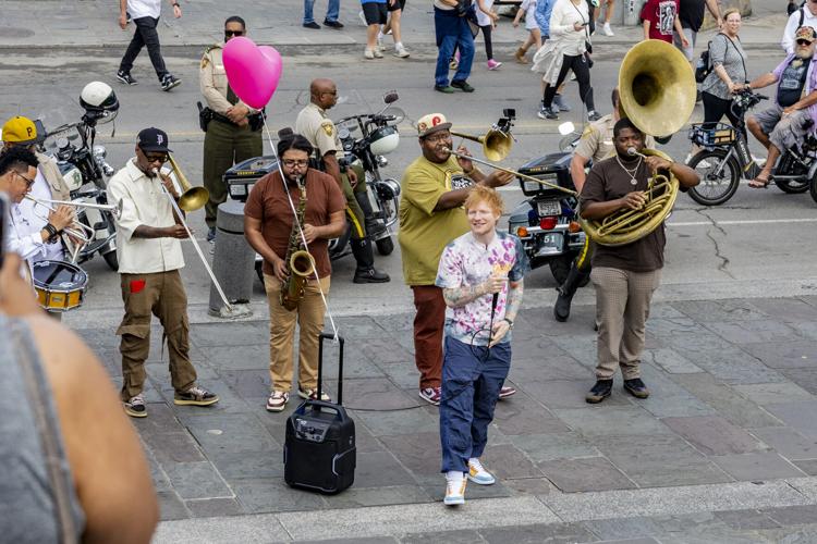 Ed Sheeran debuts 'Azizam' with surprise New Orleans parade ...