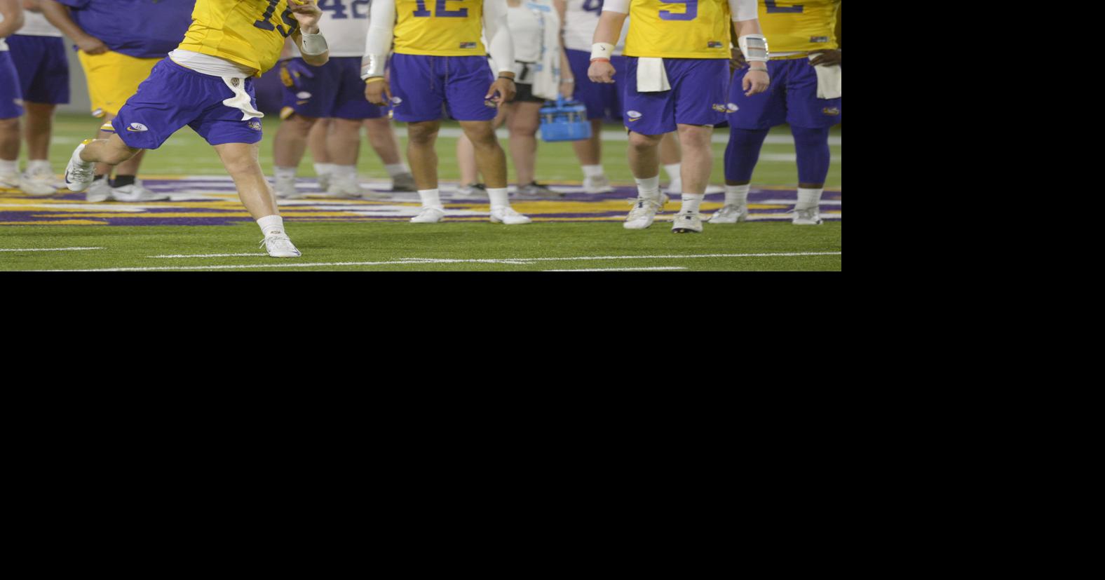 See how LSU QBs, running backs, others performed in first preseason ...