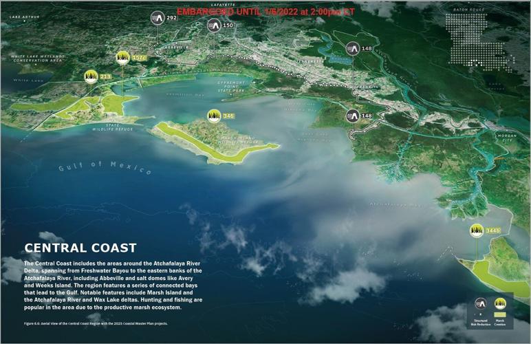 Louisiana's coastal master plan: See the projects | Environment ...