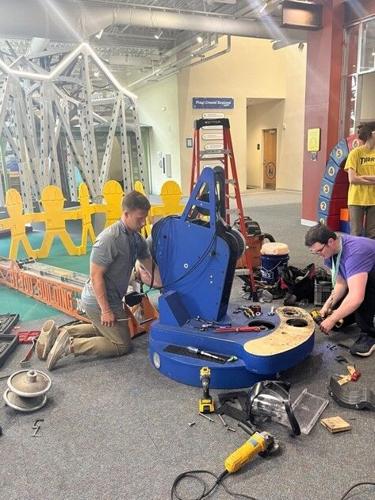 LSU engineering students redesign and rebuild museum's crane | Baton ...