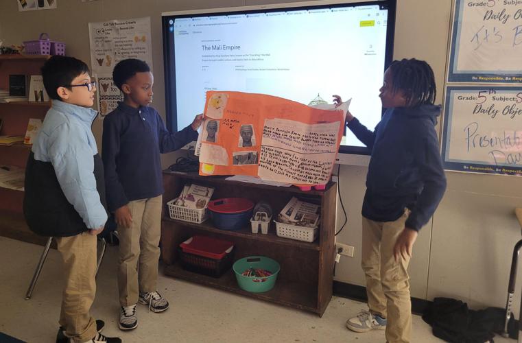 Jackson Elementary class works on Mali presentations | East Feliciana ...