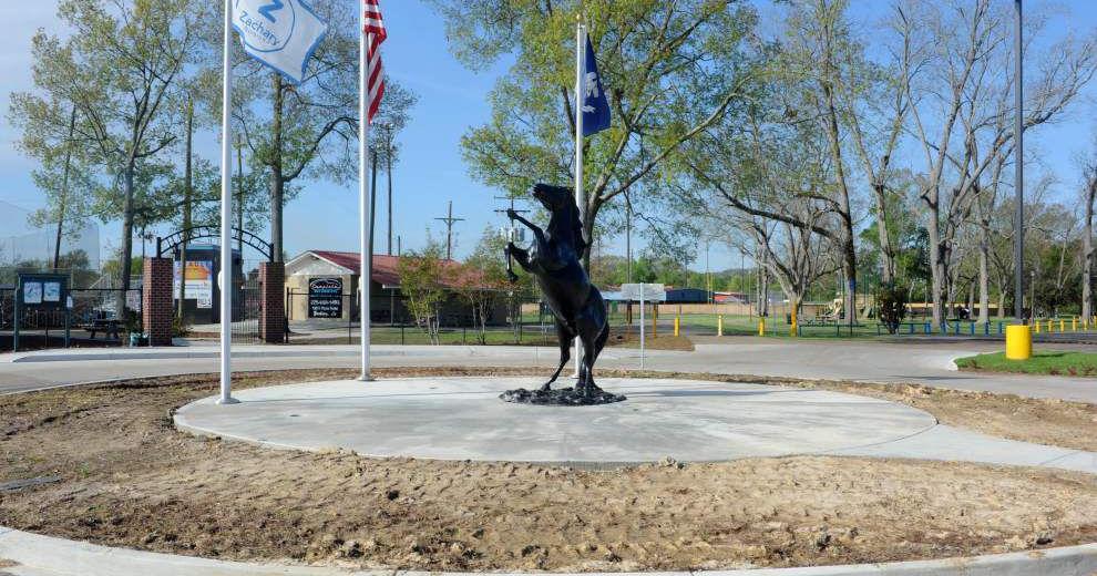 Run, jump, play: Structure at Zachary park almost finished | Zachary ...