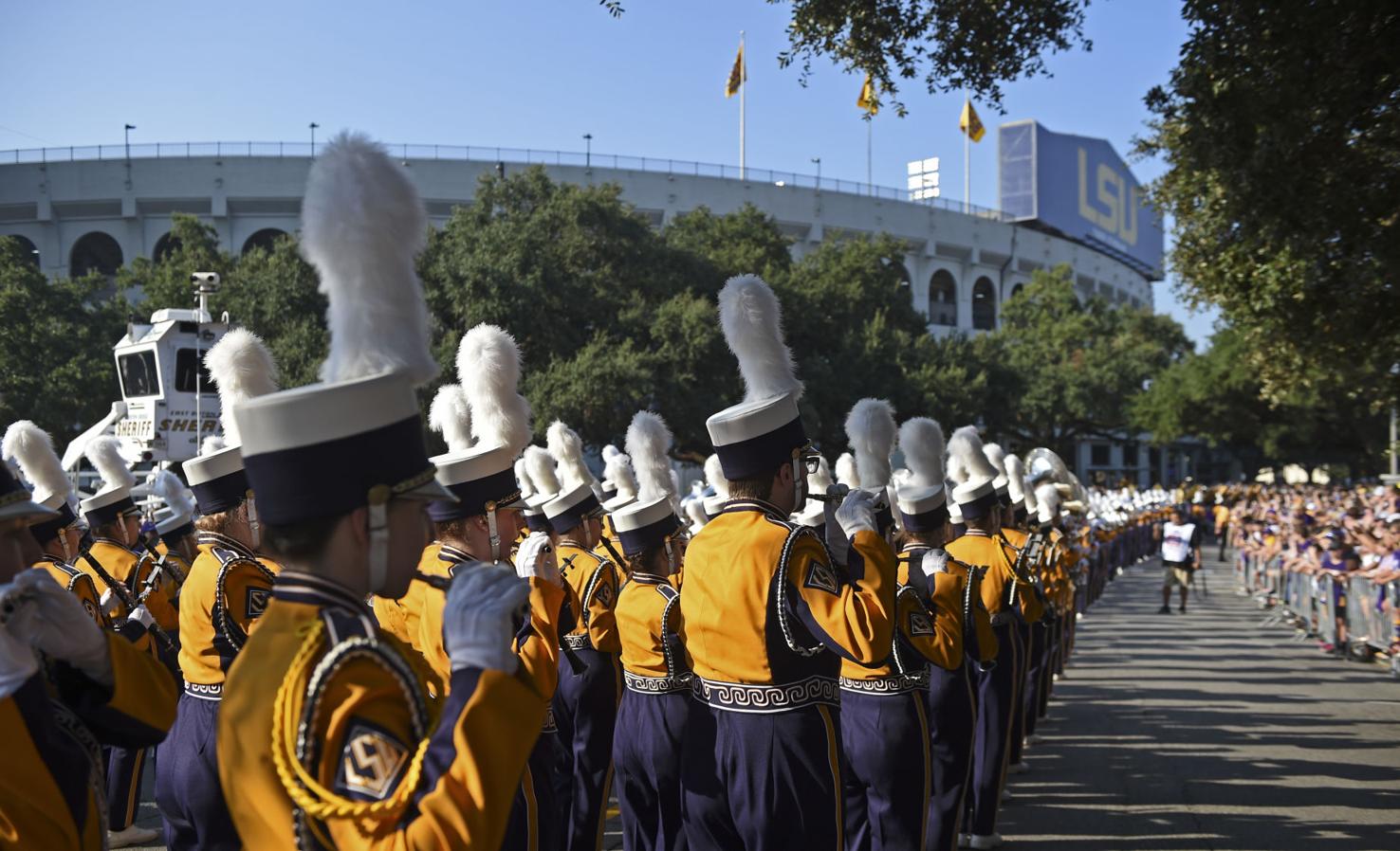 LSU marching band isn't traveling to any road football games, officials ...
