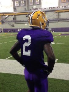 Freshman Kevin Toliver II posts interception video from LSU scrimmage ...