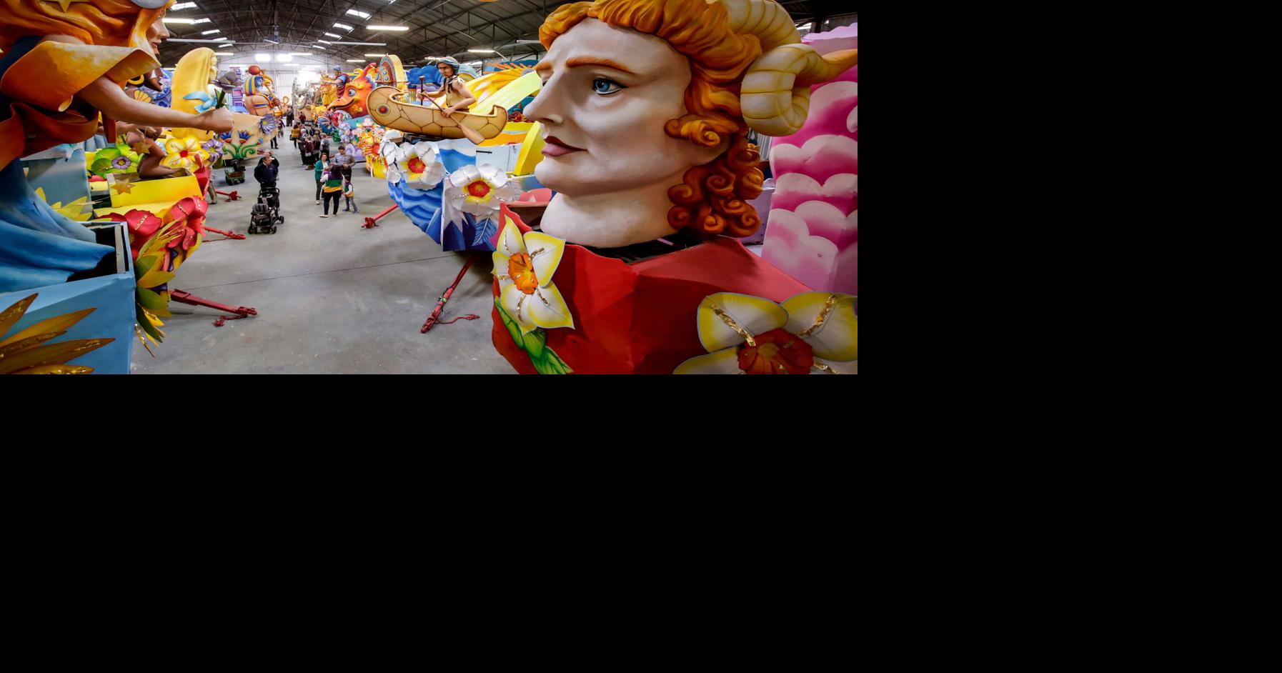 Photos: Take a sneak peak inside historic Rex's parade float den ...