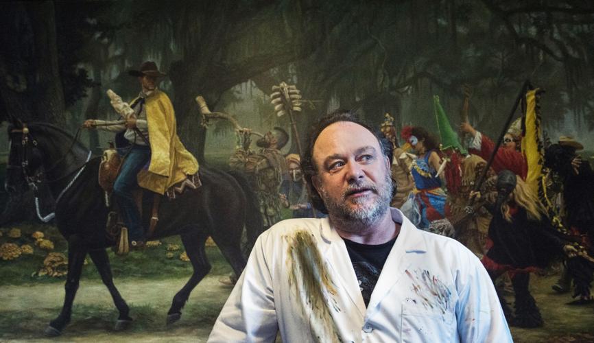 Herb Roe doesn't just paint Mardi Gras scenes, he lives them ...