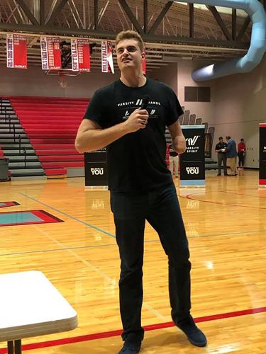 Uniquely challenged basketball player urges Zachary High students to ...