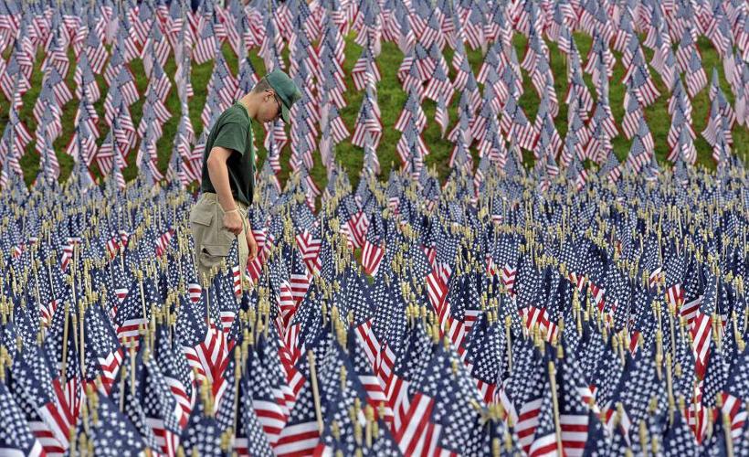 Photos: 11,000 flags planted downtown to commemorate Louisiana’s war ...