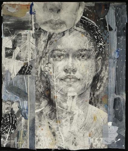 'Head Games;' Keith Perelli’s collage paintings take over Contemporain ...