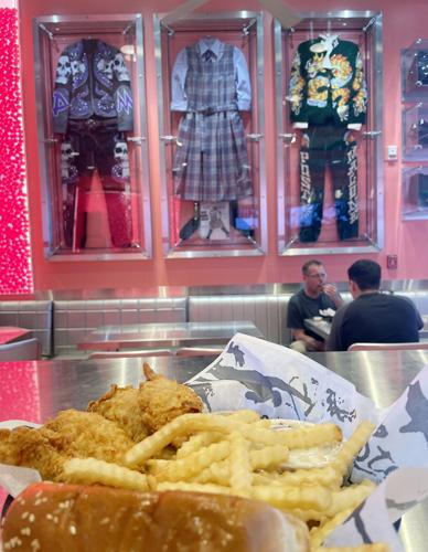 See the pink Raising Cane's that Post Malone designed | Entertainment ...
