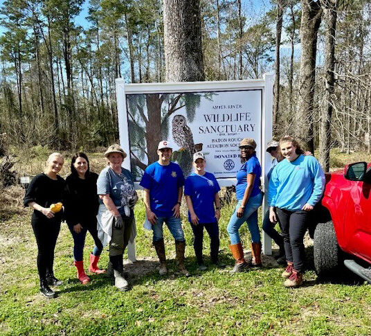 Rotary Club of Greater Ascension erects trail markers at Amite River ...