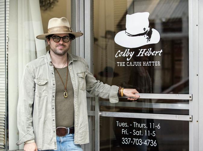Photos: Colby Hebert, The Cajun Hatter, sets up shop in Lafayette | Photos | theadvocate.com