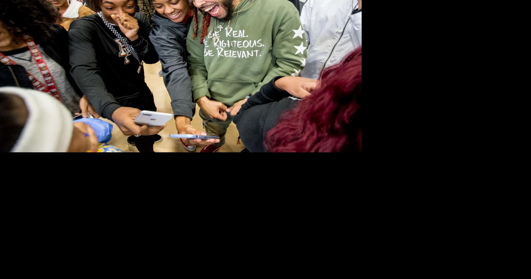 Photos: Benjamin Franklin High School shows love for Saints with pep ...