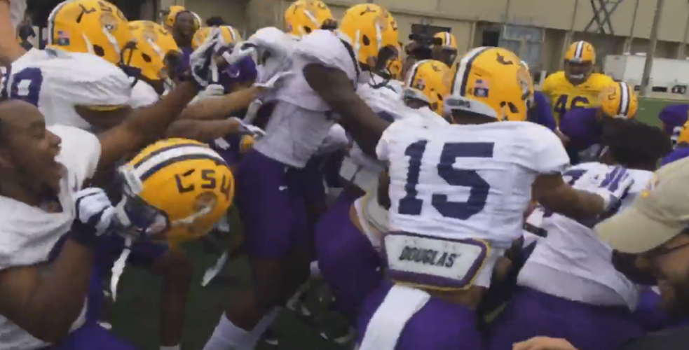 LSU Spring - Practice Observations, Day 13: Will Clapp, Tre White ...