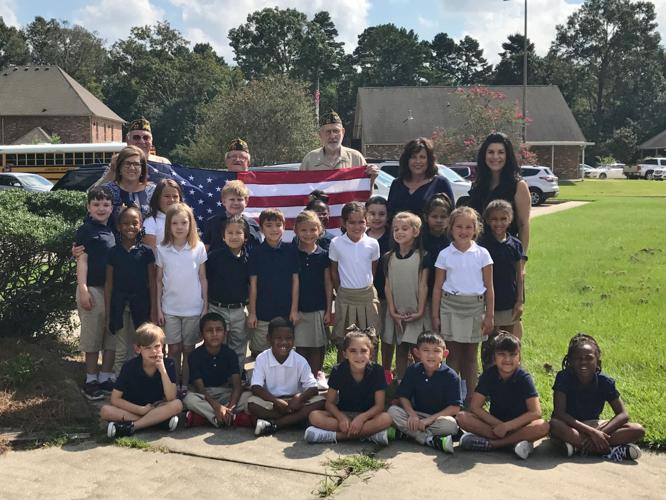 V.F.W. post donates flag, light to Lewis Vincent Elementary ...