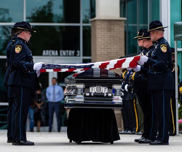 Funeral held for Denham Springs officer shot on duty | Crime/Police ...