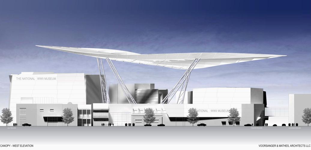 WWII Museum's Canopy of Peace destined to become striking new feature ...