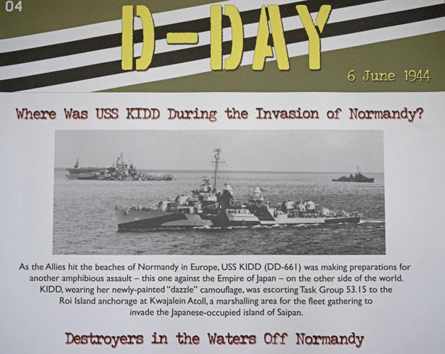 USS Kidd museum hosts new D-Day exhibit for 80th anniversary | News ...