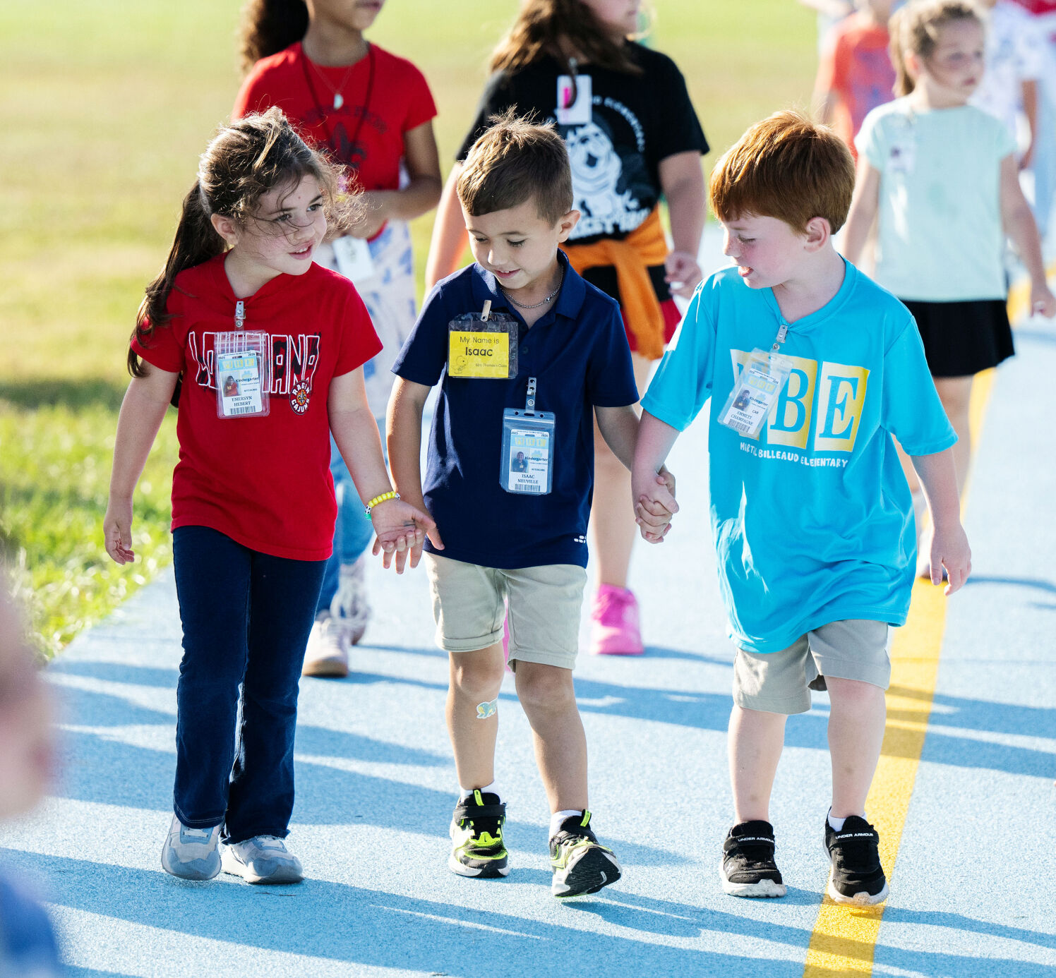 Billeaud Elementary celebrates new eighth-mile school track | Photos ...