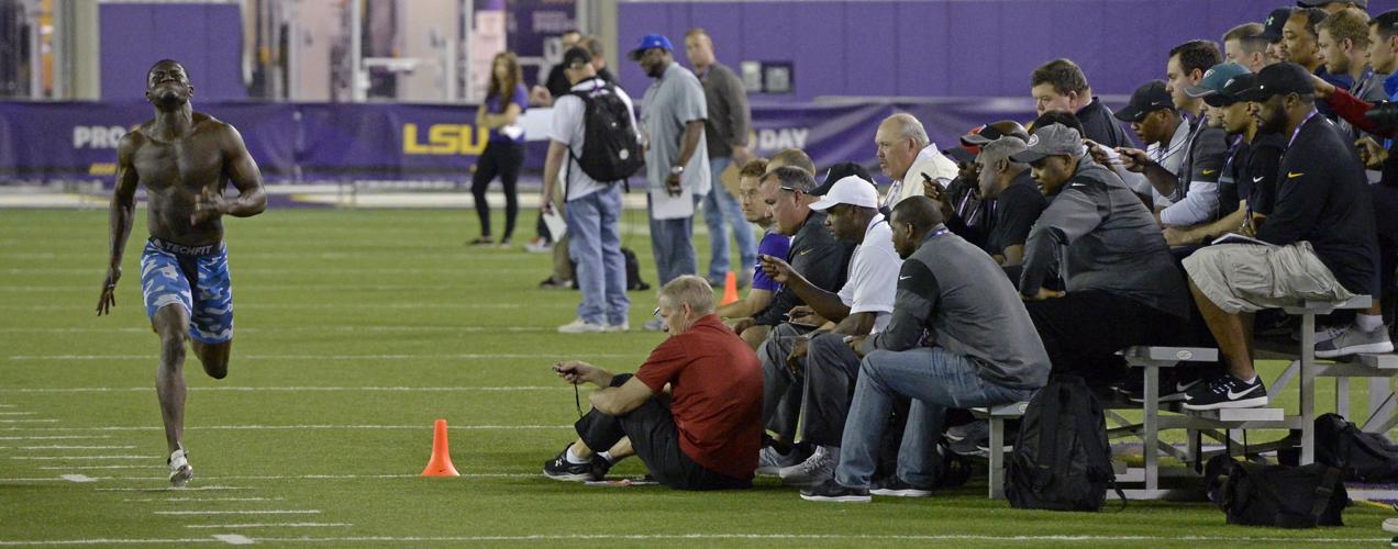 Photos: LSU athletes go all out to impress NFL teams at pro day ...