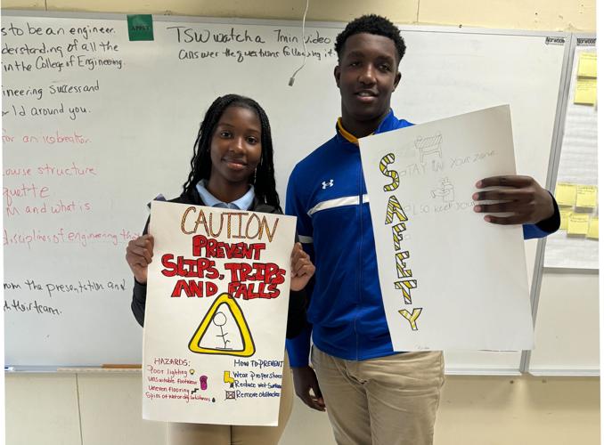 East Feliciana High engineering students create safety posters | East ...