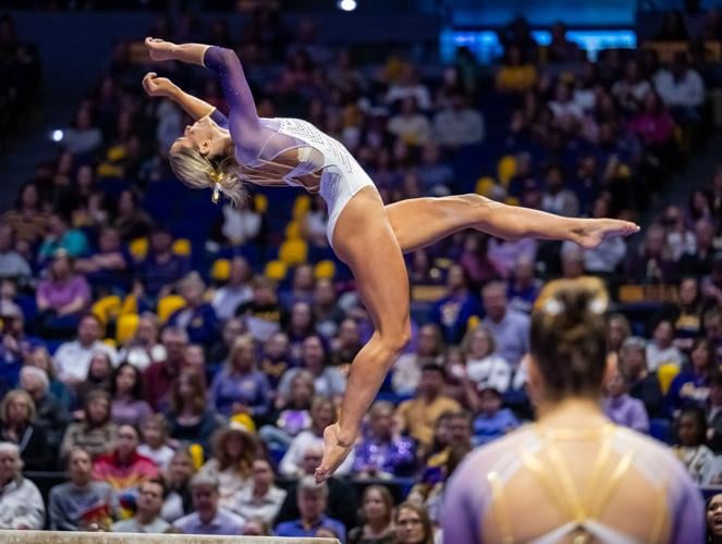 LSU gymnastics raises NCAA banner in win over Iowa State | LSU ...