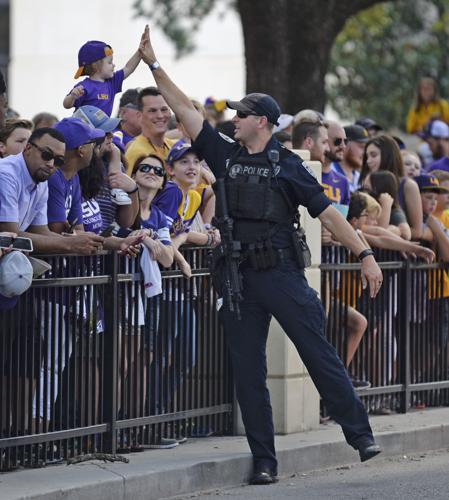 Photos, Video: Watch as LSU football makes first march down Victory ...
