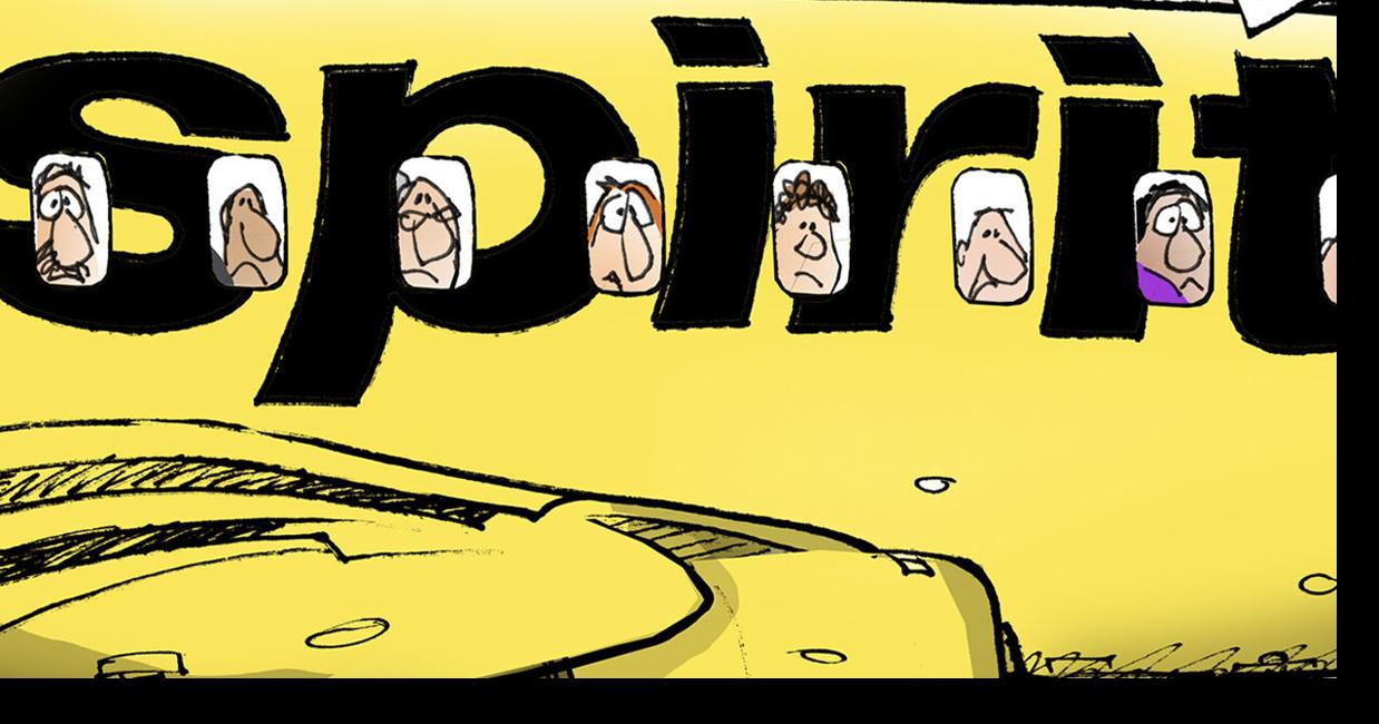 Spirit airlines files for bankruptcy cartoon | Walt Handelsman ...