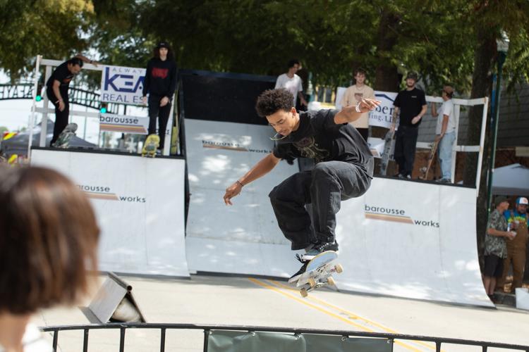 A Lafayette man who makes furniture out of skateboards, brought ...