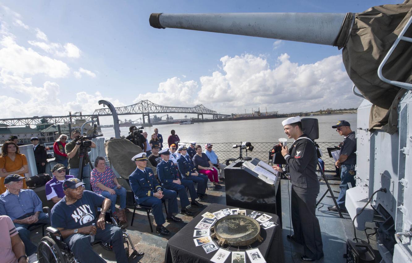 Photos: Pearl Harbor & U.S. Coast Guard White Alder losses remembered at USS Kidd remembrance ...