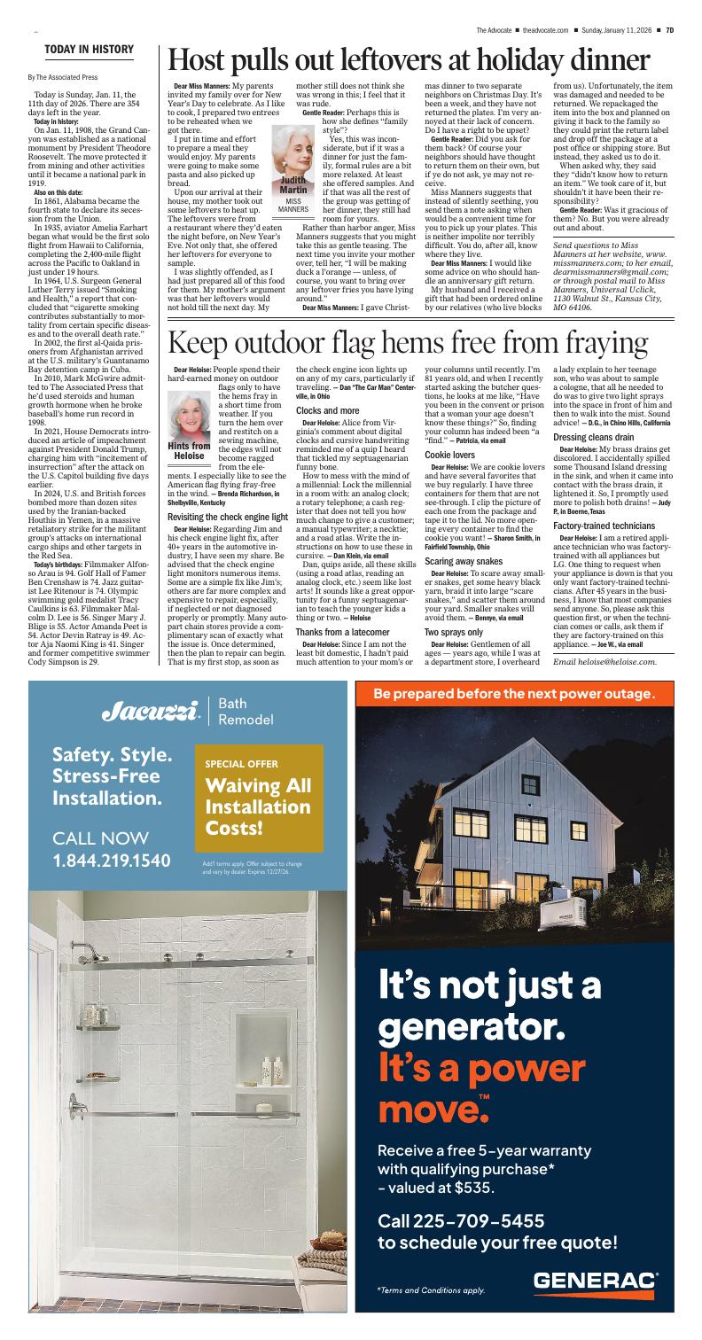 Page D7 | The Advocate | theadvocate.com